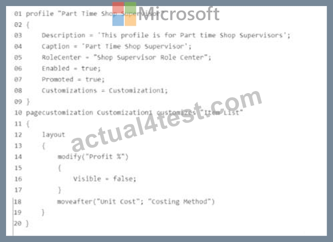 Discuss Exam MB-820 Topic 1 Question 39 Discussion | Actual4test